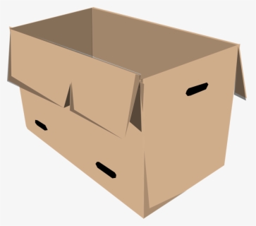 Open Cardboard Box Png Clip Art - Open Box Transparent Background ...