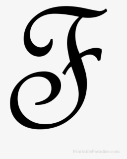 F Letter Png Clipart - F In Fancy Writing , Free Transparent Clipart ...