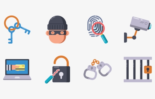 Crime Robbery Icon Criminals - Iconos De Delitos Png , Free Transparent ...