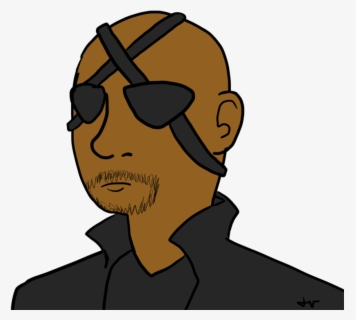 Cartoon Comic Characters Eye Patch Fighting Stance - Cartoon Character ...