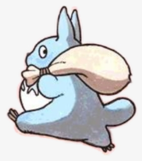 Totoro Sticker Madebyme Anime Rabbit Cute Little - Blue Totoro ...