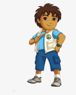 Image Diego Poses With - Dora The Explorer Diego Png Clipart , Free ...