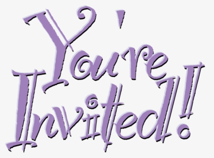 Invitation Clipart Word - You Are All Invited , Free Transparent ...