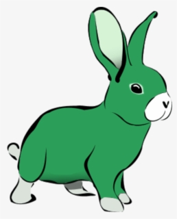 Green Rabbit Clipart - Green Bunny Cartoon , Free Transparent Clipart ...