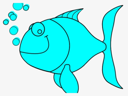Blue Fish Clipart - 1 Fish Clip Art , Free Transparent Clipart - ClipartKey