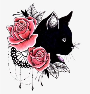 Cat Looking Up Silhouette , Free Transparent Clipart - ClipartKey