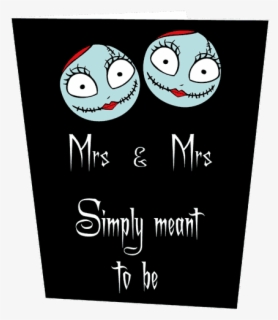 Mrs & Mrs Sally & Sally Inspired Wedding Card - Poster , Free ...