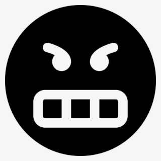 Frustrated Emoticon Smiley Face Angry - Frustrated Icon White Png ...