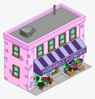 Clipart Hospital Store Building - Springfield Simpsons Shops , Free ...