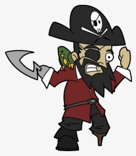 Pirate Talking - Pirate Cartoon Transparent , Free Transparent Clipart ...