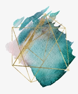 Simple Creative Watercolor Decorative - Watercolor Triangle Png , Free ...