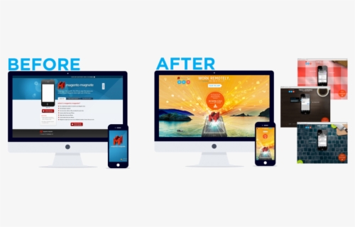 Transparent Before And After Clipart - Web Redesign Before After , Free ...