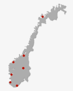 Norway Population Distribution Map , Free Transparent Clipart - ClipartKey