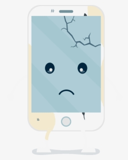 Transparent Fix Clipart - Sad Broken Mobile Cartoon , Free Transparent ...