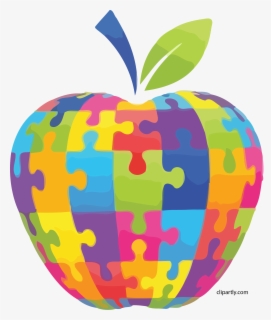 Apple Clip Art Puzzle Clipart Png - Puzzle Apple , Free Transparent ...