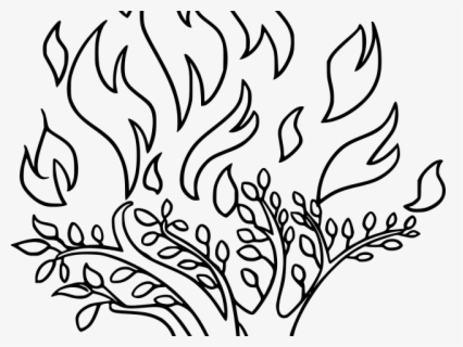 Bush Clipart Desert Shrub - Burning Bush Clip Art , Free Transparent ...