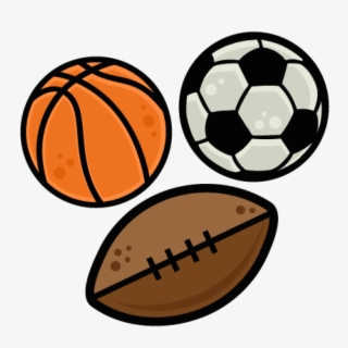 Sports Balls Clip Art Black And White Transparent Png - Sports Black ...