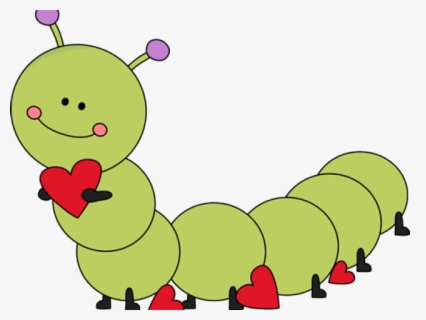 Heart Caterpillar Clip Art , Free Transparent Clipart - ClipartKey