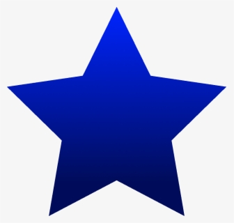 Iron Star Logo - Transparent Background Navy Blue Star Png , Free ...