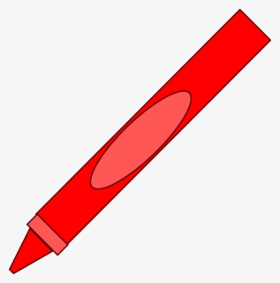 Free Red Crayon Clip Art with No Background - ClipartKey