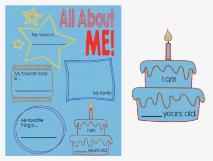 All About Me And My Family Project , Free Transparent Clipart - ClipartKey