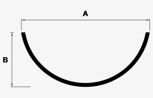 Clip Art Half Circle - Line Half Circle Png , Free Transparent Clipart ...