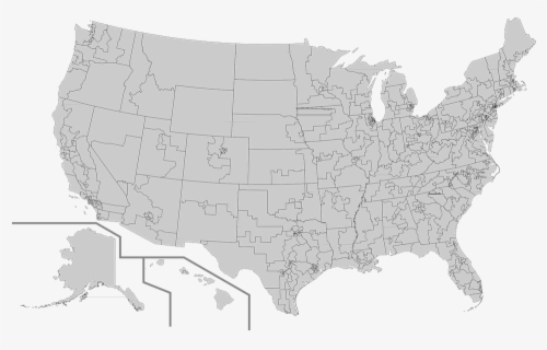 Usa Map Png - Blank Map Of Us Congressional Districts , Free ...