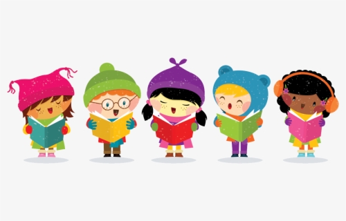 Children Caroling , Free Transparent Clipart - ClipartKey