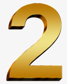 Number 2 Gold Png , Free Transparent Clipart - ClipartKey