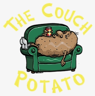 Clipart Tv Couch - Couch Potato Png , Free Transparent Clipart - ClipartKey