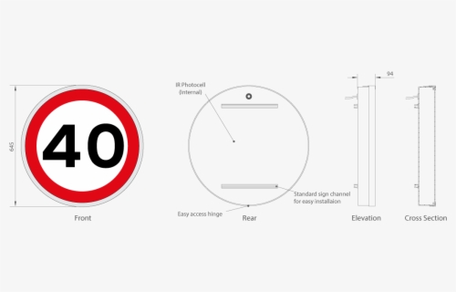 Transparent Street Sign Clipart - 40 Mph Sign , Free Transparent ...