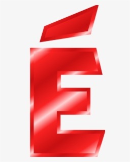 Free Clip Art "effect Letters Alphabet Red - Capital Letter E In Red ...