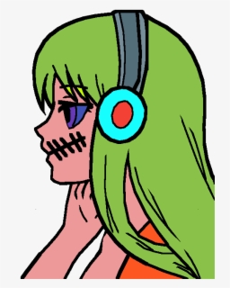 Anime Girl Not Colored , Free Transparent Clipart - ClipartKey