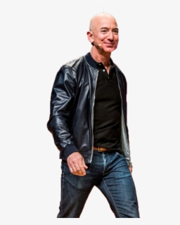 Jeff Bezos Png Clipart - Leather Jacket , Free Transparent Clipart ...