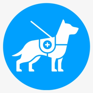 Web Icon Blue Clipart , Png Download - Service Dog Icon , Free ...