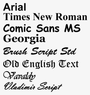 Clip Art Fonts Writing - Font Style In Computer , Free Transparent ...