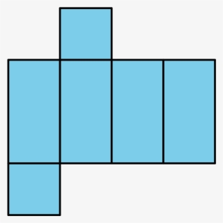 Square Prism Net , Free Transparent Clipart - ClipartKey