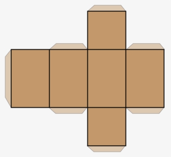 Clipart Box Rectangular Box - Net Of A Rectangular Box , Free ...