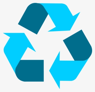 Download Recycle Logo Blue - ClipartKey