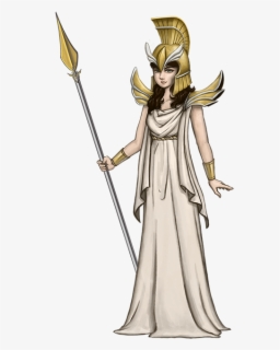 Athena Illustration - Greek Mythology Goddess Athena , Free Transparent ...