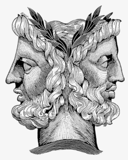 Janus Two Faced God , Free Transparent Clipart - ClipartKey