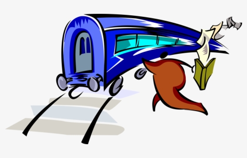 Runs To Catch Vector - Train Catching Cartoon Png , Free Transparent ...