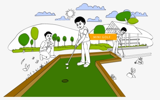 Mini Golf Logo Png - Monster Minigolf Orange Ct , Free Transparent ...