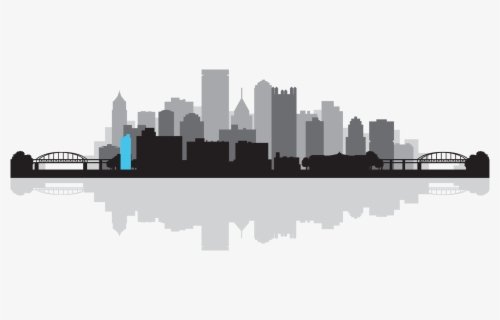 Pittsburgh Skyline Clip Art - Silhouette Pittsburgh Skyline , Free ...