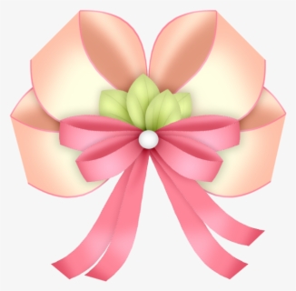 Flower With Ribbon Png Clipart , Png Download - Flower With Ribbon Png ...