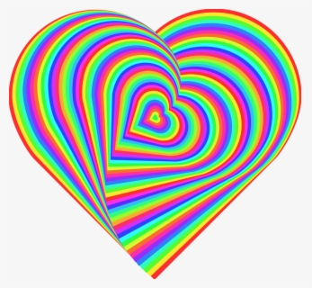 Transparent Background Rainbow Heart Png , Free Transparent Clipart ...