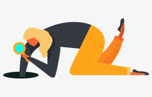 Illustrations Of People Searching , Free Transparent Clipart - ClipartKey