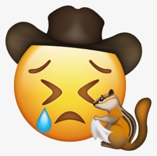 Pensive Cowboy Discord Emoji - Sad Cowboy Emoji Png , Free Transparent ...