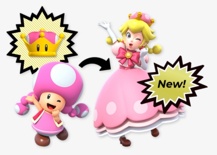 Toadette Super Mario - Toadette Mario Bros , Free Transparent Clipart ...