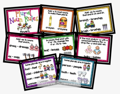 Plural Noun Rules Poster , Free Transparent Clipart - ClipartKey